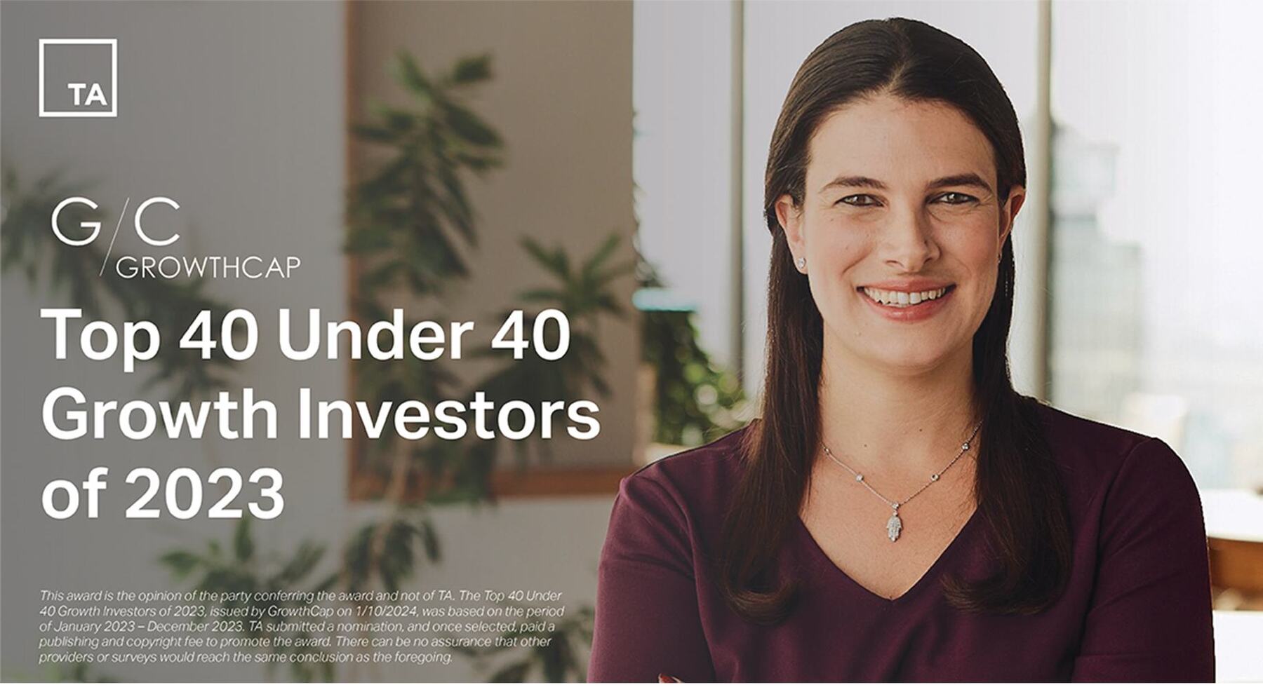 Jessica Gilligan Named to GrowthCap’s “Top 40 Under 40 Growth Investors ...