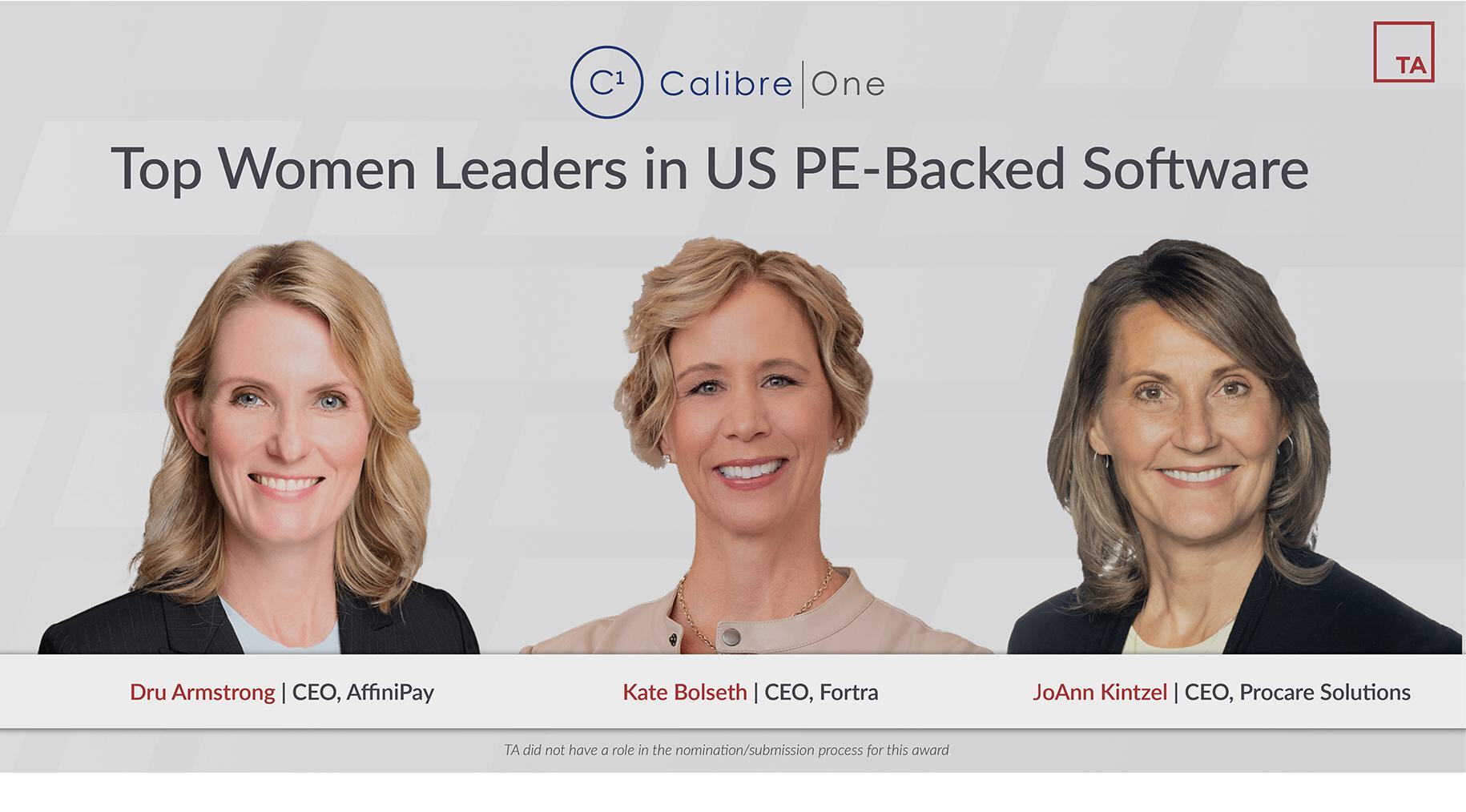 AffiniPay, Fortra and Procare CEOs Named to Calibre One’s Top Women ...